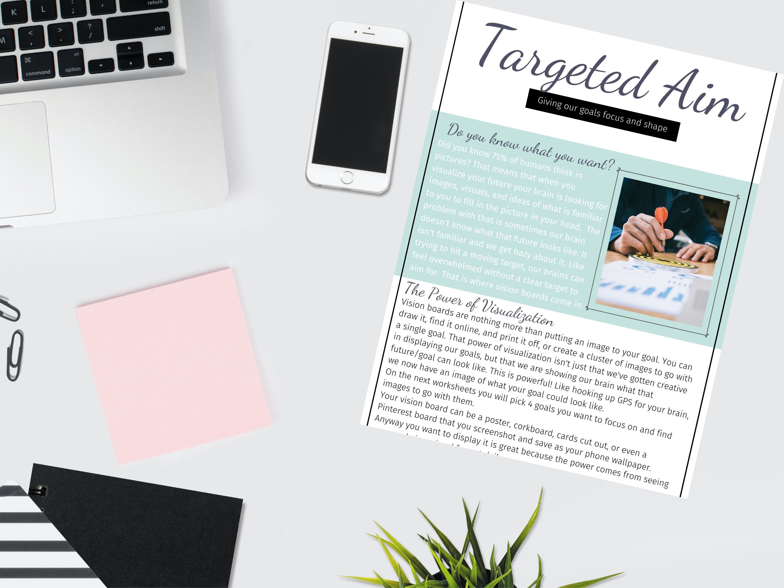 Vision Board Worksheets for Teens 5 Page Digital Download PDF Therapy ...