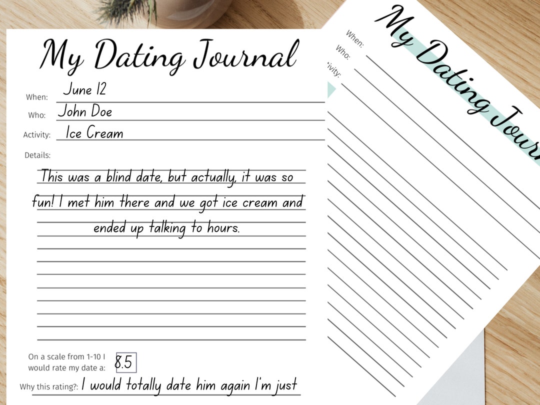 Teen Girl Dating Journal: Relationship Advice Notebook (printable ...