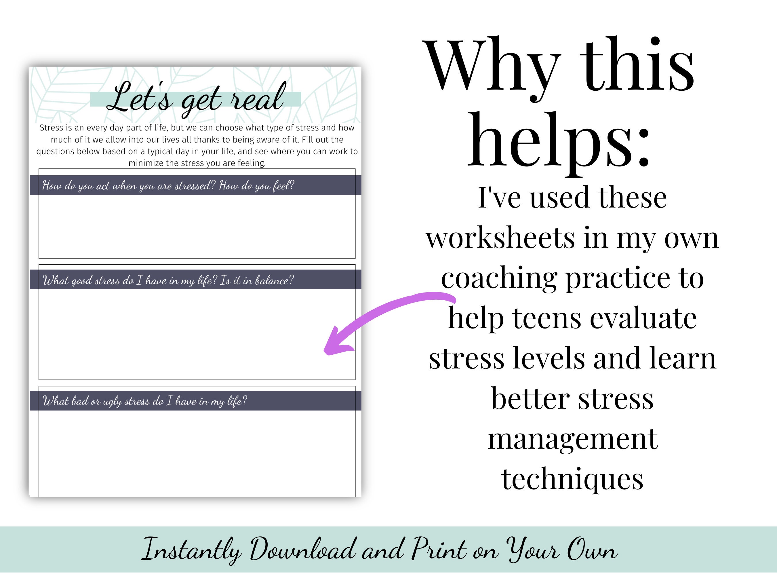 Mental Health Resources for Teens Stress Management Life Coaching ...