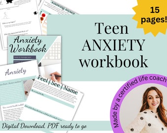 Anxiety Worksheets for Teenagers PDF - Etsy