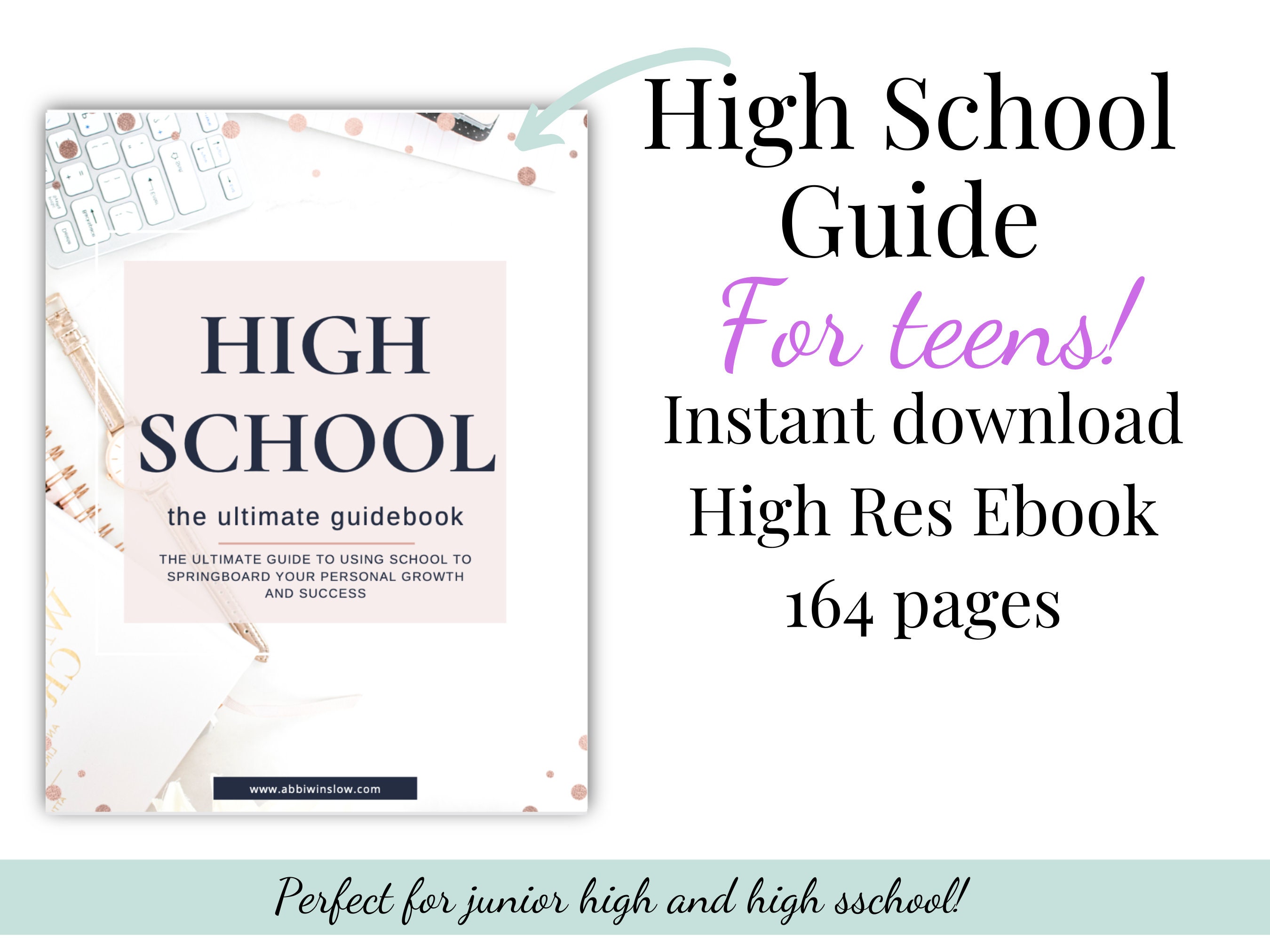 High School Guide Printable Teenage Girl Gifts Parenting Help Self ...