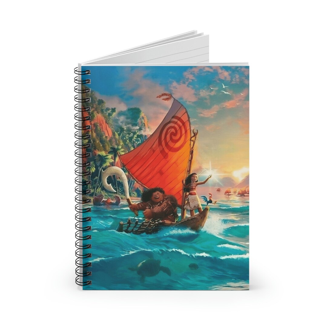 Moana Disney Princess Notebook Moana Diary Moana Dream - Etsy