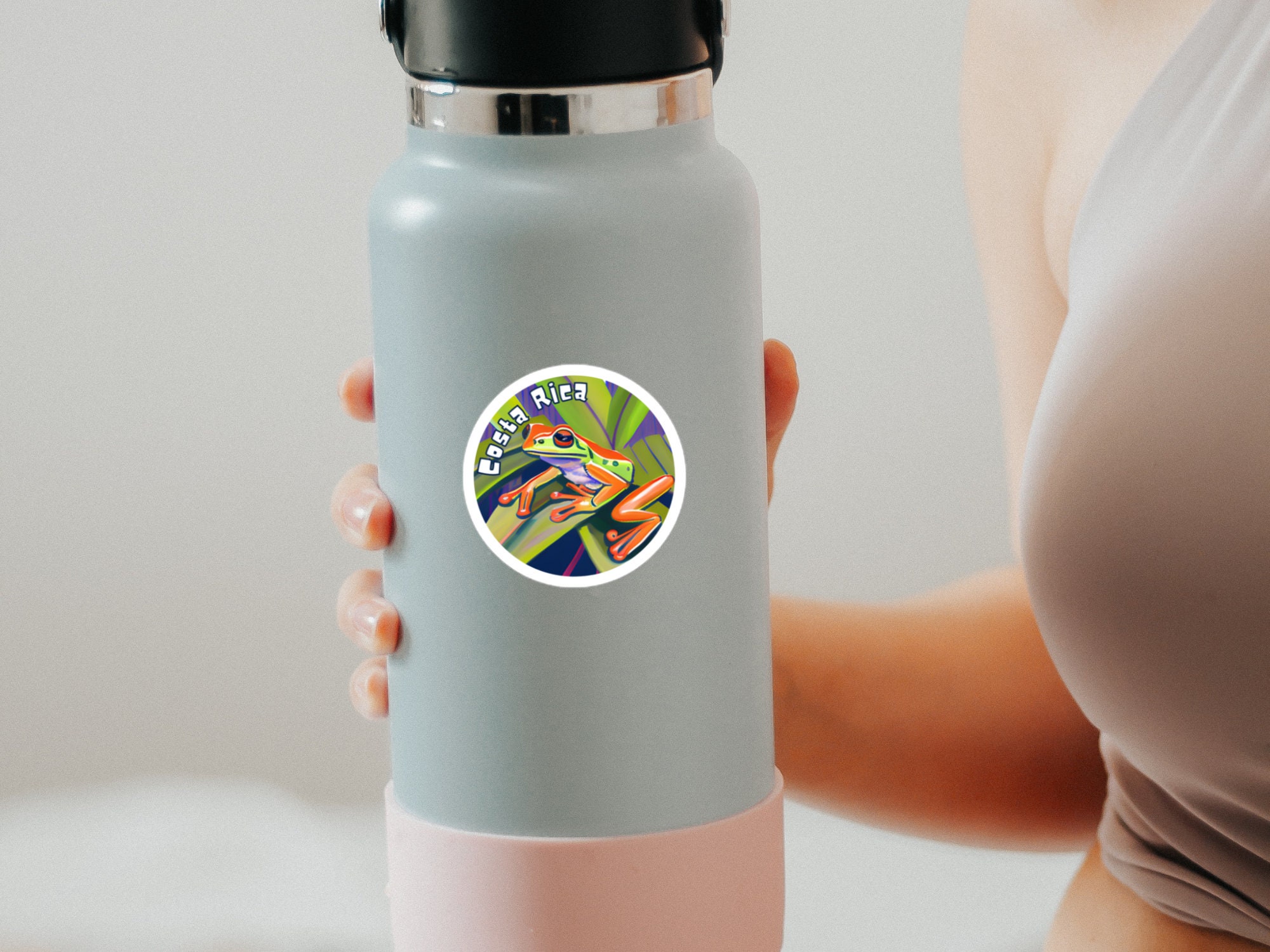 Costa Rica Sticker, Vinyl Sticker, Bubble-free, Travel Sticker, Water ...