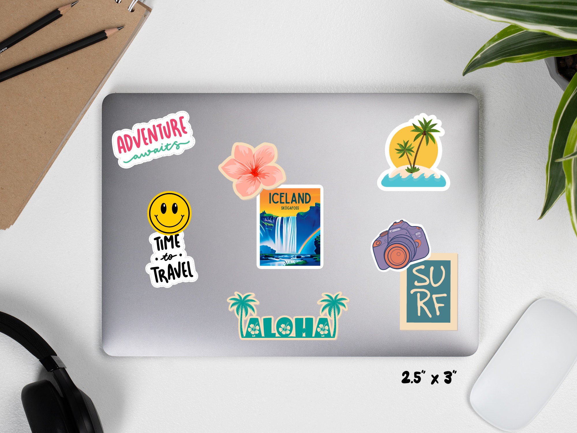 Skogafoss Iceland Sticker Vinyl Sticker Bubble-free Travel - Etsy