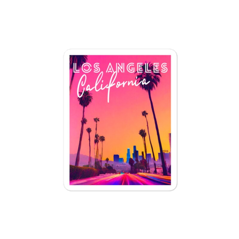 Los Angeles Sticker - Etsy