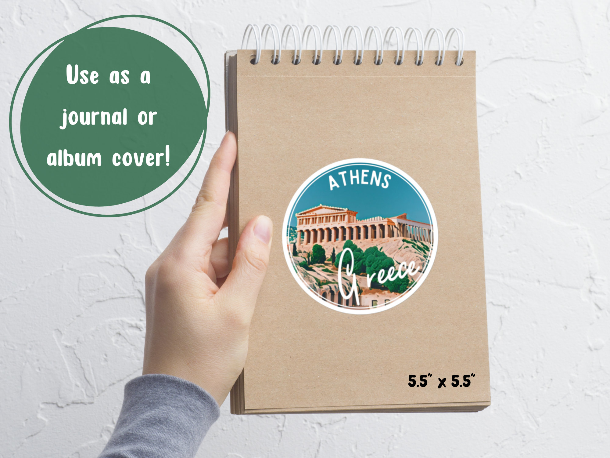 Athens Sticker, Greece, Vinyl Sticker, Bubble-free, Travel Sticker ...