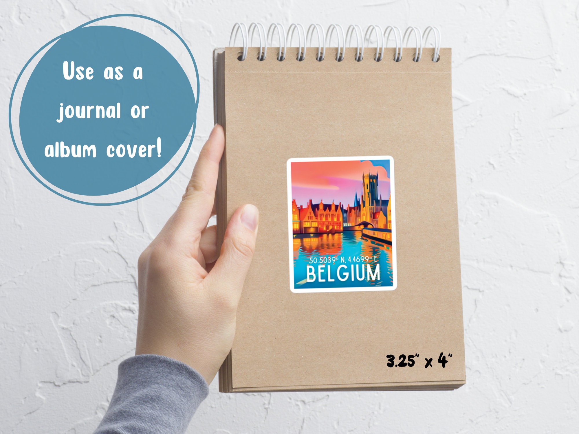 Belgium Sticker Belgium Travel Vinyl Sticker Bubble-free - Etsy