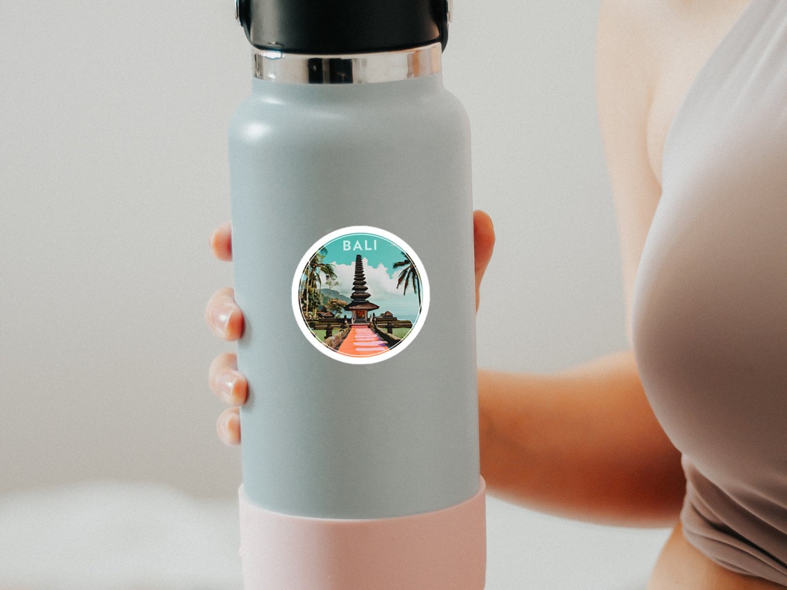 Bali Sticker, Indonesia, Vinyl Sticker, Bubble-free, Travel Sticker ...
