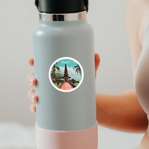 Bali Sticker, Indonesia, Vinyl Sticker, Bubble-free, Travel Sticker ...