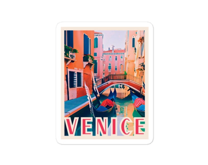 Greece Sticker, Santorini, Vinyl Sticker, Bubble-free, Travel Sticker ...