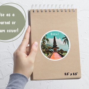 Bali Sticker, Indonesia, Vinyl Sticker, Bubble-free, Travel Sticker ...