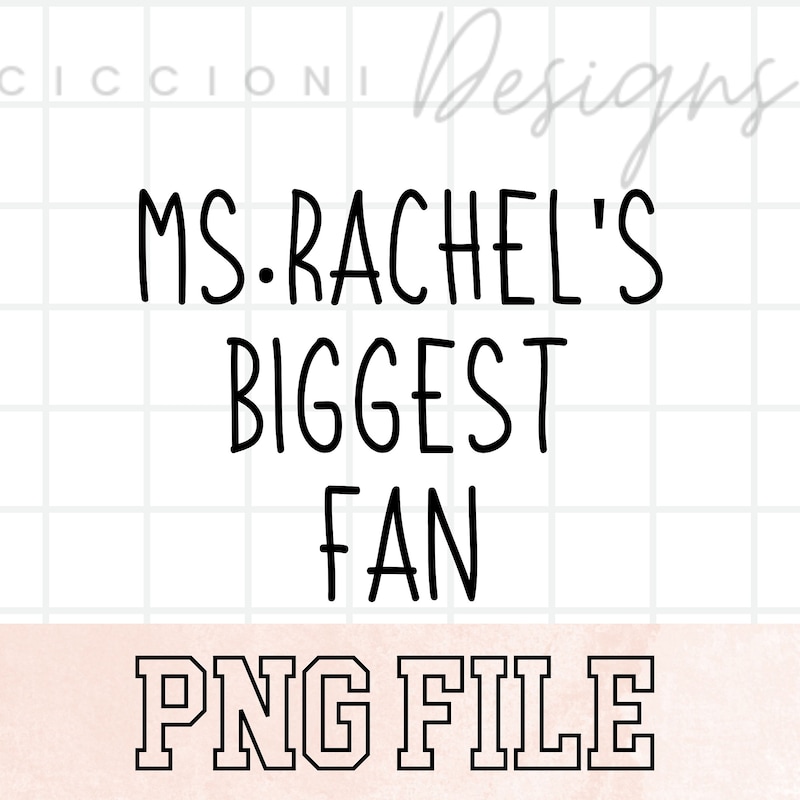 Ms. Rachel Png - Etsy