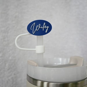 Stanley Quencher Straw Topper, Bride, Bridesmaid, Maid of Honor ...