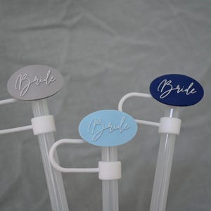 Stanley Quencher Straw Topper, Bride, Bridesmaid, Maid of Honor ...