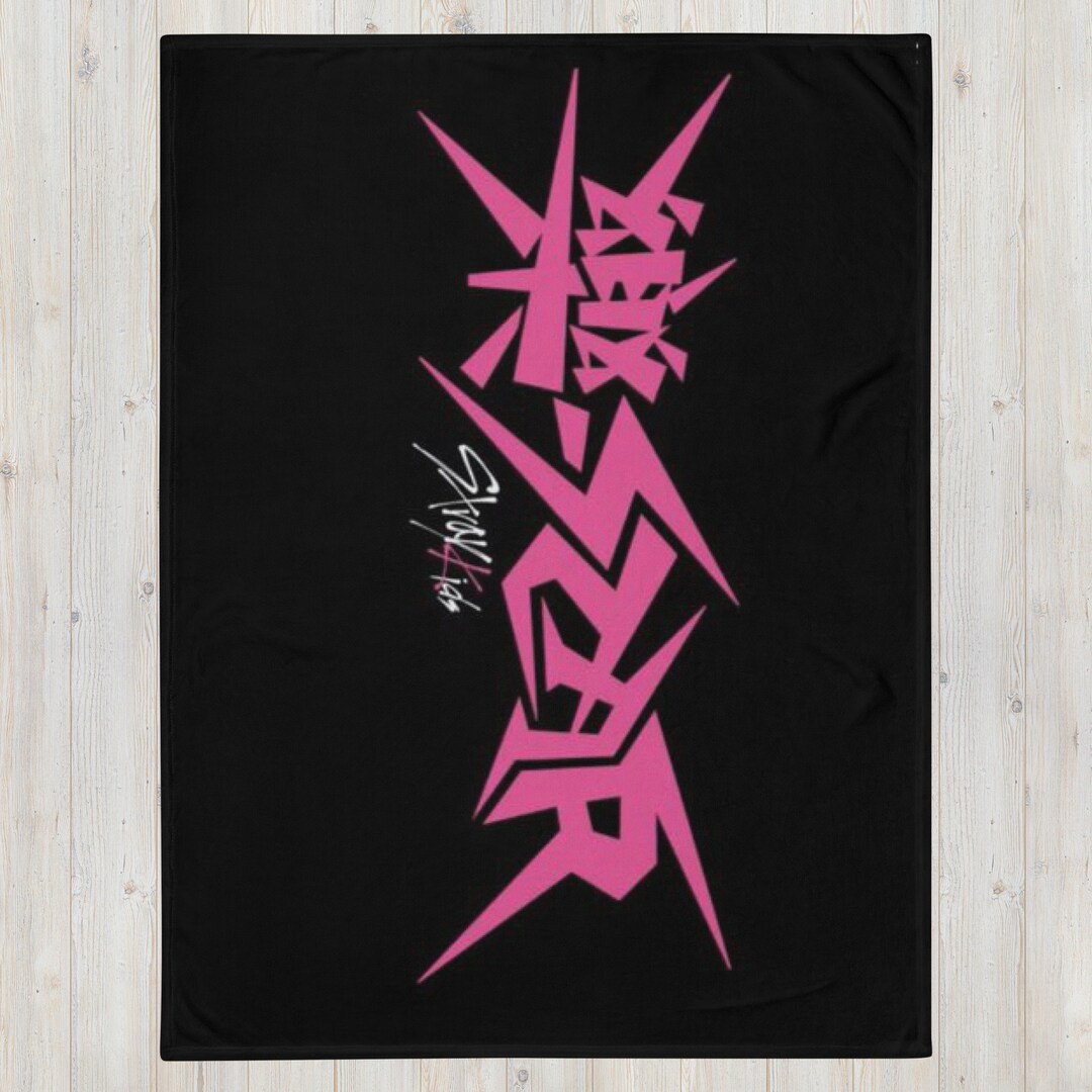 Rock Star Title Plush Throw Blanket | Stray Kids, Skz, Kpop Merch ...