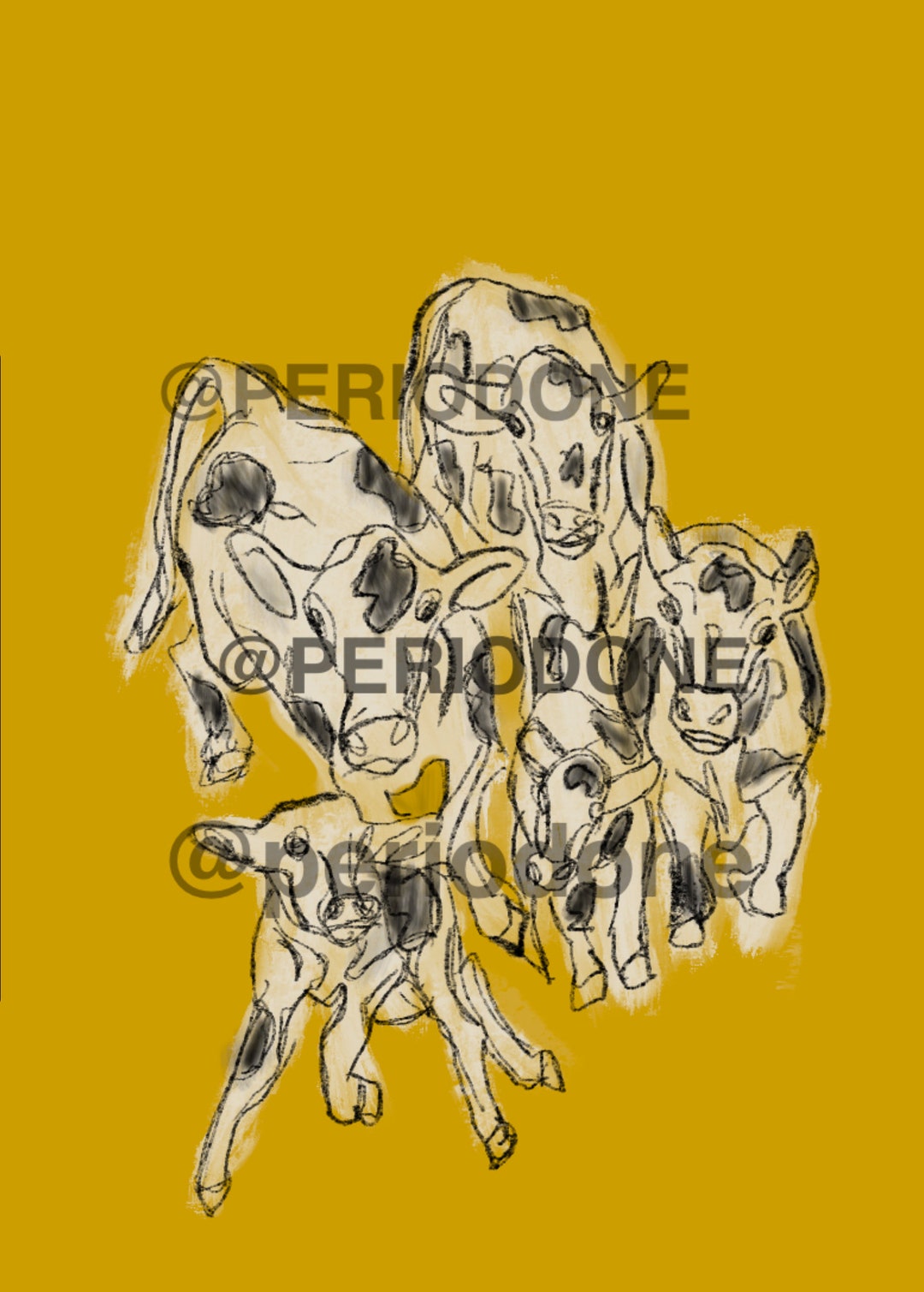 Cow Art Farmhouse Fab Modern Farmhouse Print Downhome Art Cow Print ...