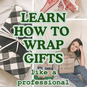 Gift Wrapping Digital Download Ebook- How to Wrap Presents and Wrap It ...