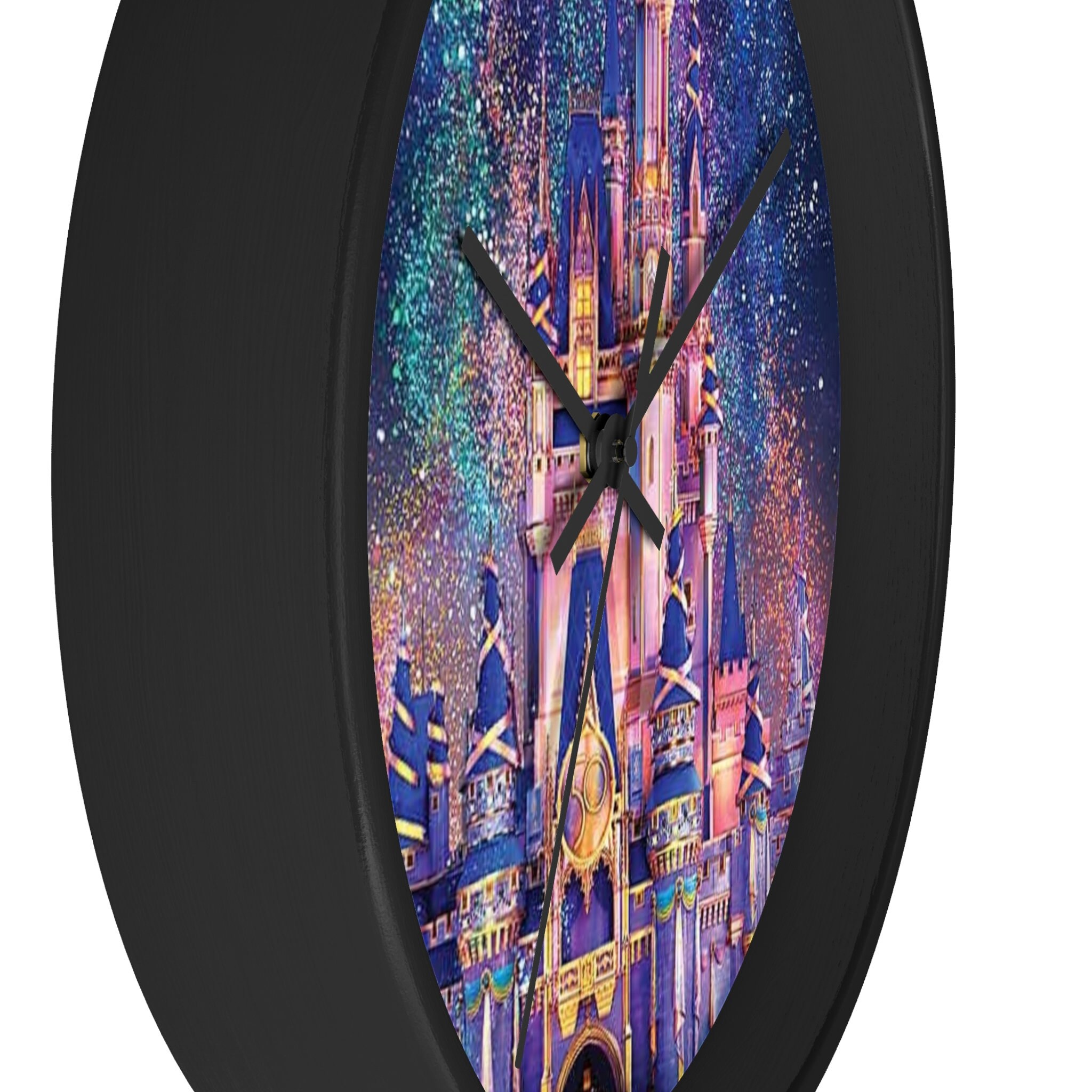 Walt Disney World - Magic Kingdom 50th Anniversary Castle Wall Clock.