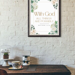 Bible Verse Printable Art, Christian Wall Art, Bible Scripture Poster ...