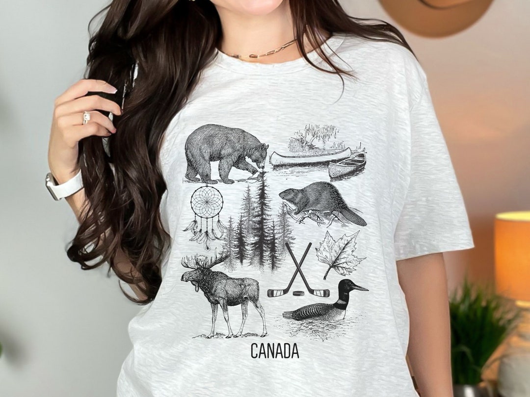 Camiseta de Canadá Estilo vintage Camiseta de Canadá para el Día de ...