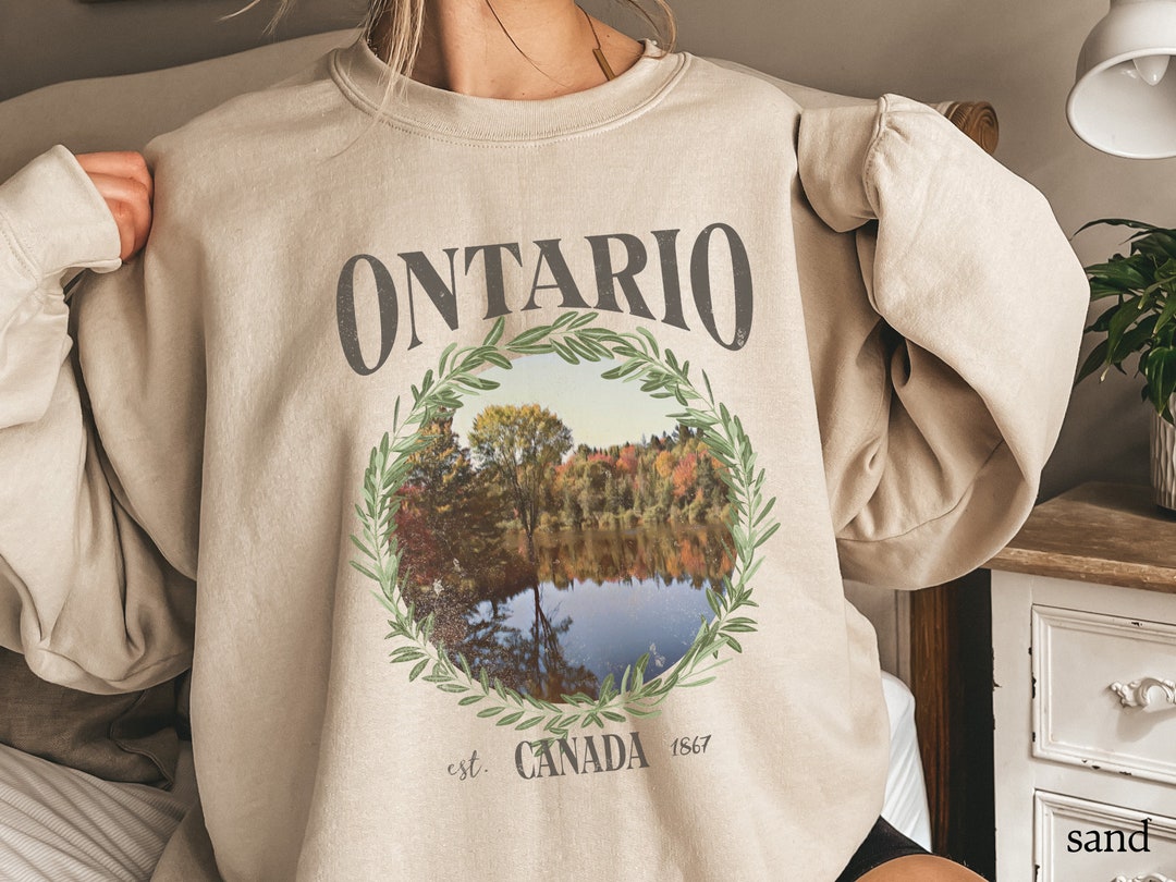 Ontario Sweatshirt Ottawa Ontario Sweatshirt Canadian Capital Souvenir ...