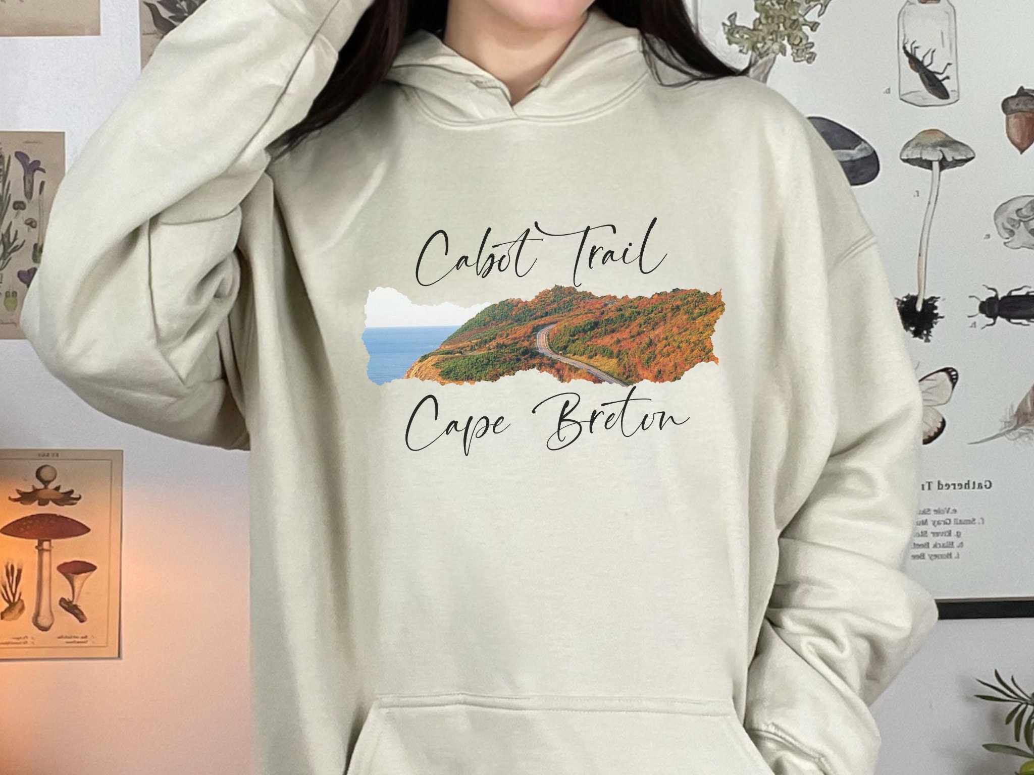 Cabot Trail Hoodie Cape Breton Nova Scotia Sweatshirt Cabot Trail ...