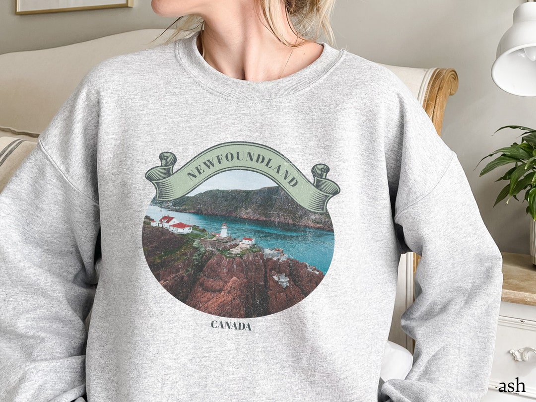 Newfoundland Sweatshirt Retro Newfie Sweatshirt Newfoundland and ...