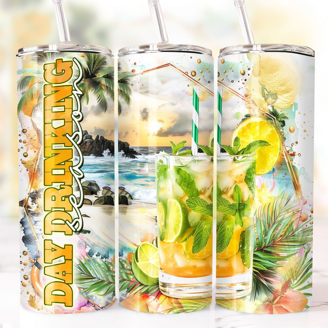 Summer Funny Quote, Mojito Cocktail Digital PNG, Summer Wrap Waterslide ...
