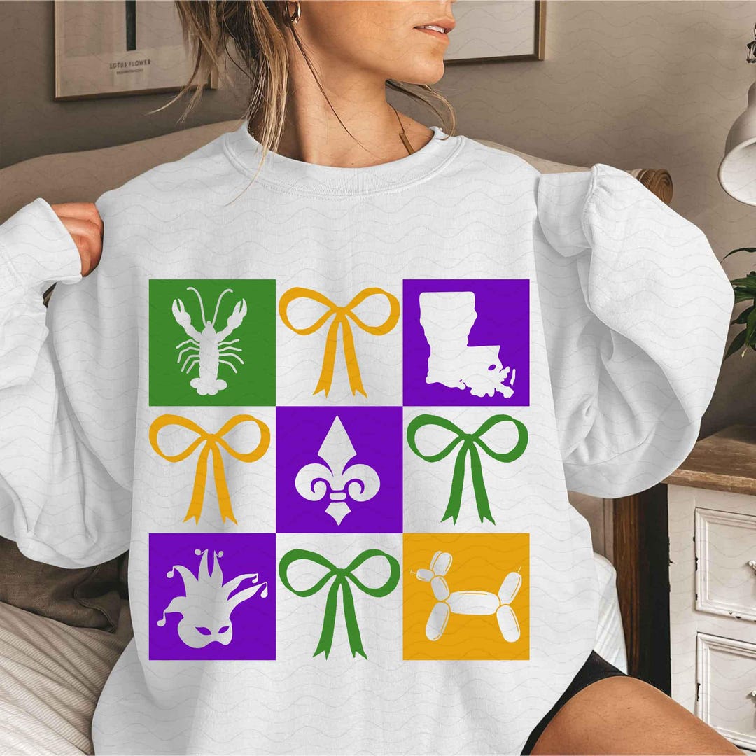 Retro Mardi Gras Checkered Png, Mardi Gras Png, Mardi Gras Coquette Png ...