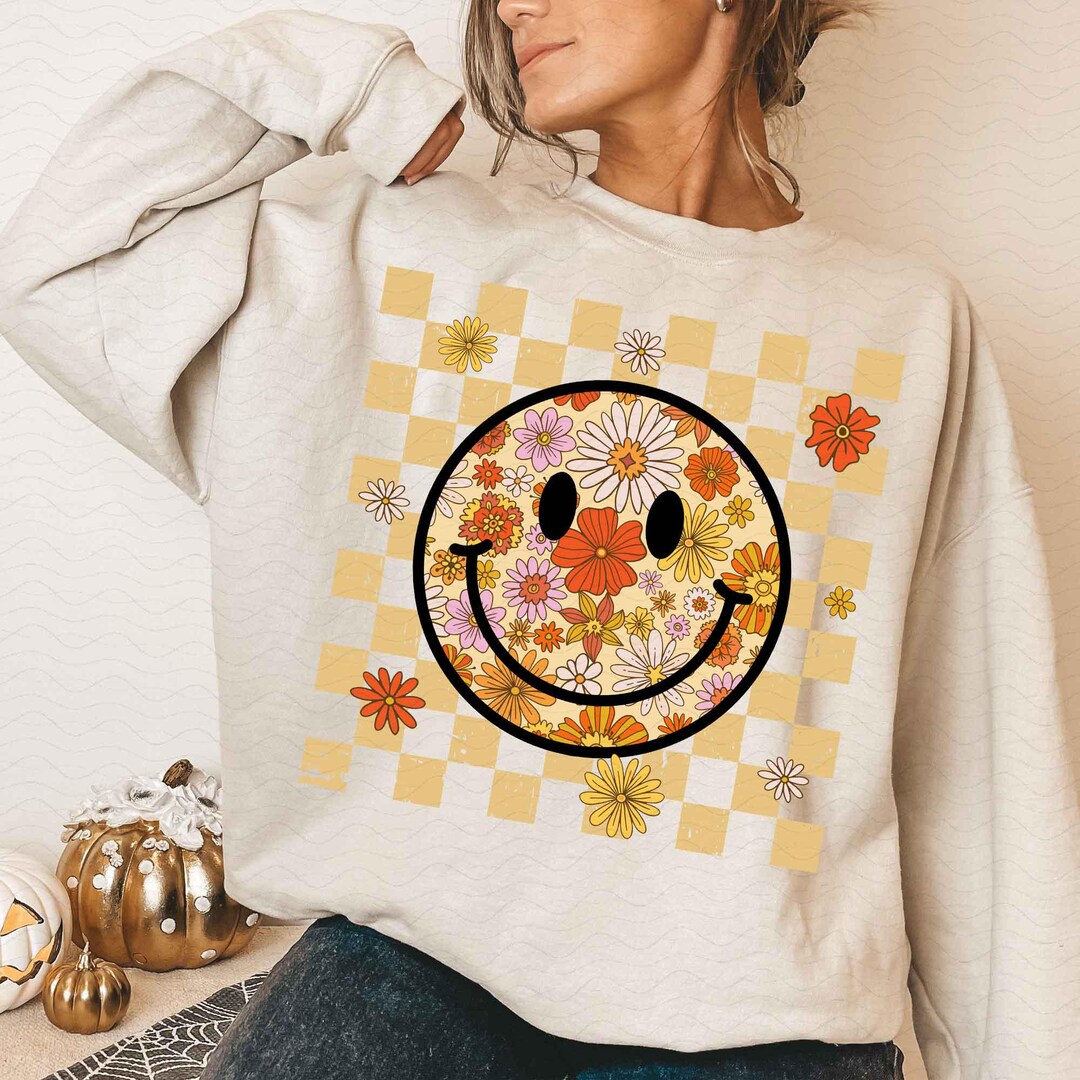 Retro Autumn Smiley Png, Retro Fall Smiley Png, Fall Bow PNG, Fall ...