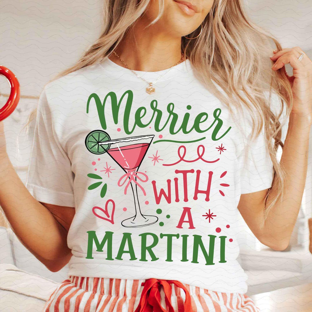 Christmas Cocktail Club PNG, Christmas Cocktail With Bow PNG, Trending ...