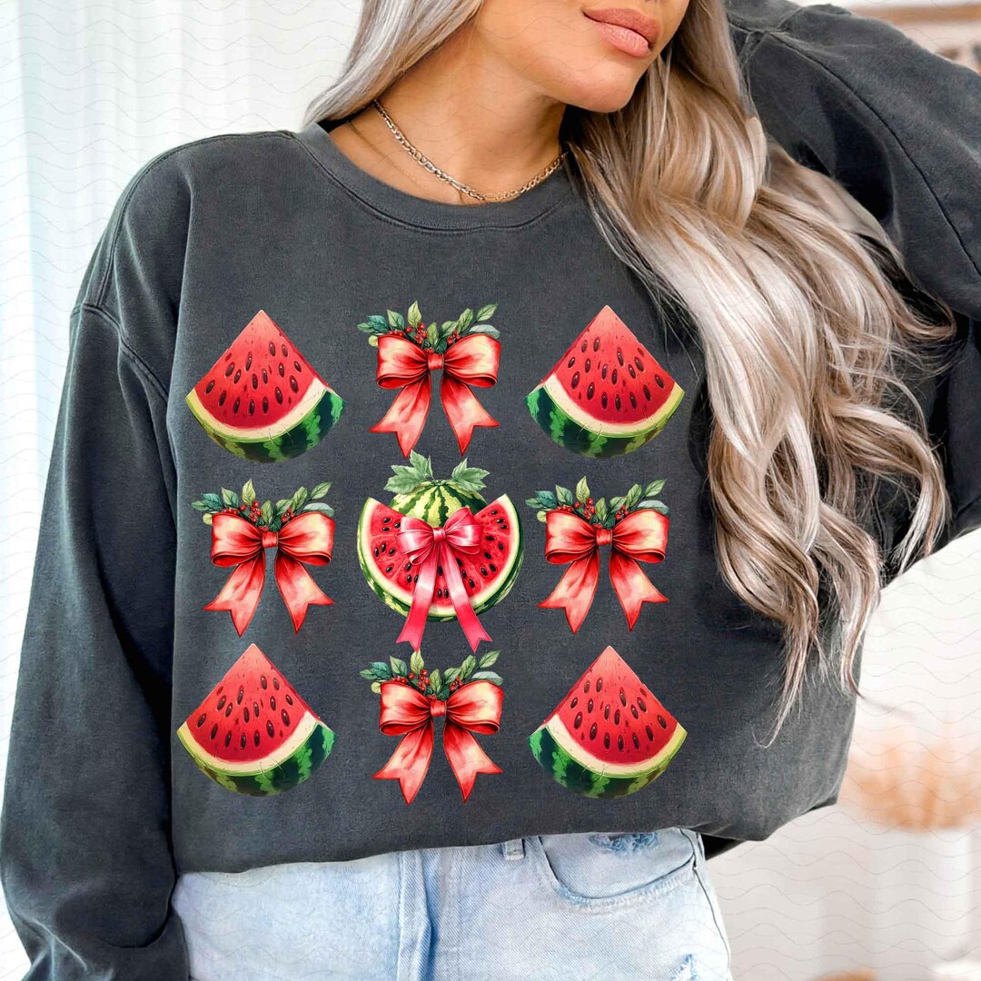 Boho Coquette Watermelon PNG, Preppy Summer Png, Preppy Red Coquette ...