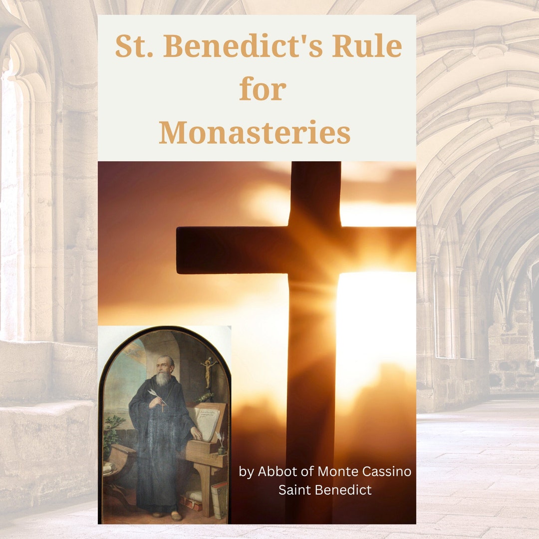 Saint Benedict's Rule for Monasteries | Printable Instant Download ...