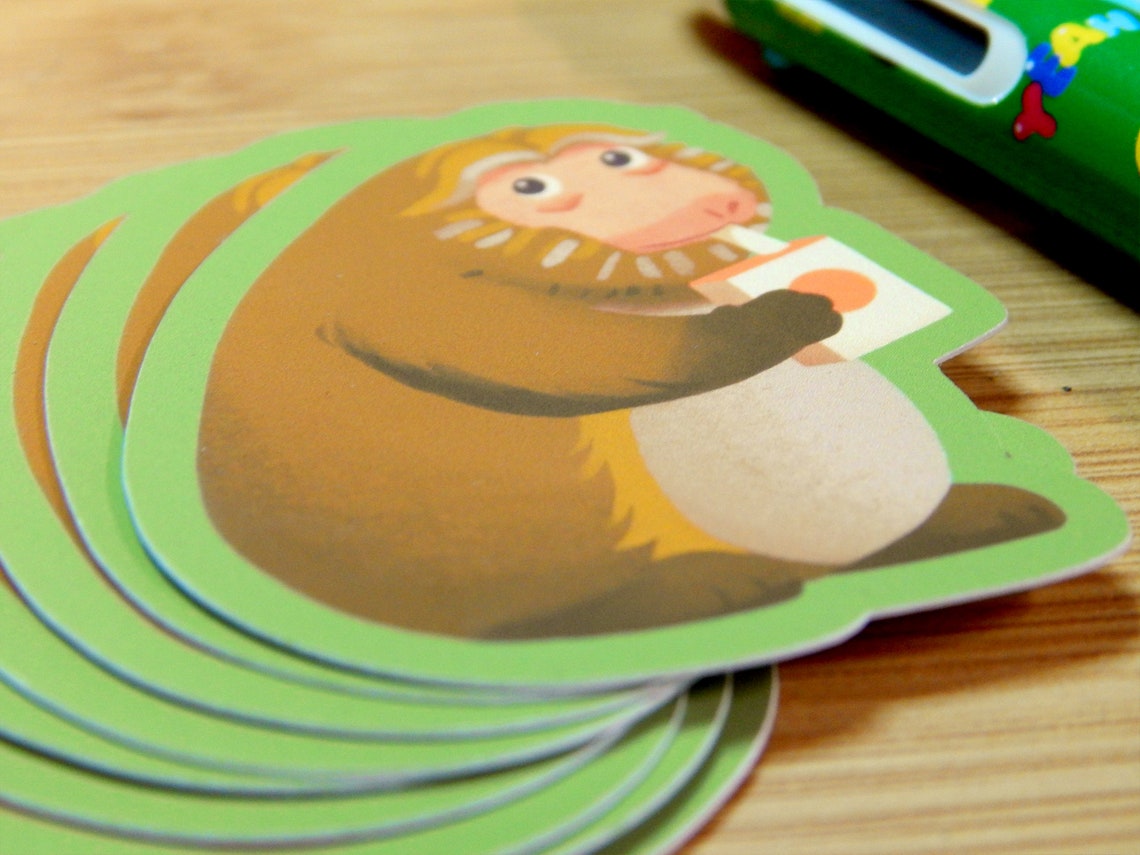 Xing Xing Monkey Drinking Juice Water Resistant Vinyl Sticker - Etsy