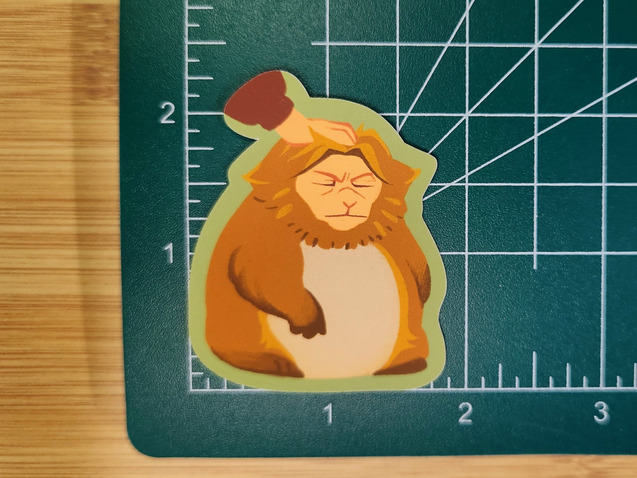 Xing Xing Grumpy Monkey Waterproof Vinyl Sticker - Etsy
