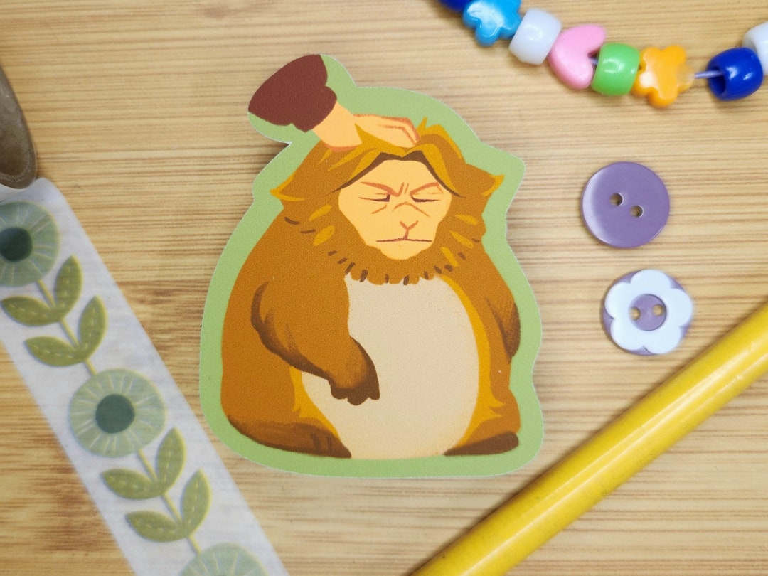 Xing Xing Grumpy Monkey Waterproof Vinyl Sticker - Etsy