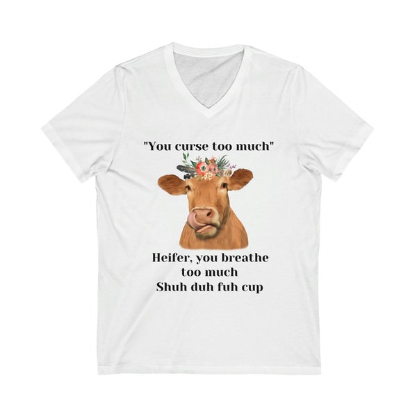 You Curse Too Much Cow - Etsy