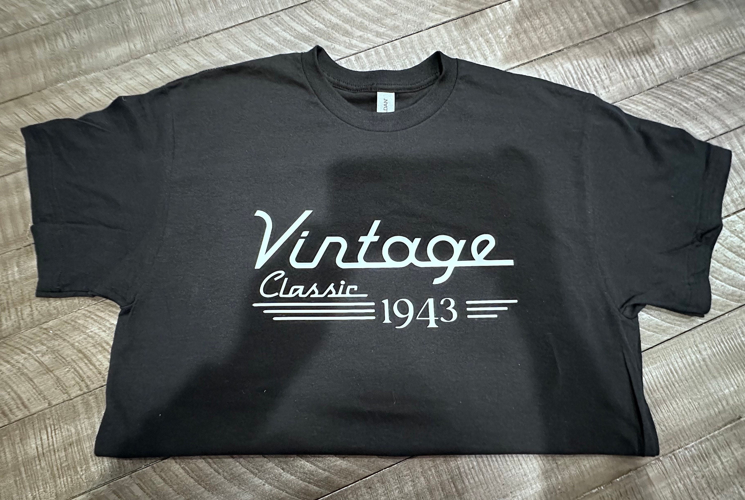 Vintage Classic Tshirt | Milestone | Custom | Personalized - Etsy