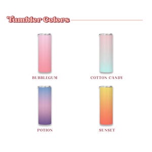 Color Ombre Tumbler , Personalized Ombre Tumbler , Colorful Tumbler ...