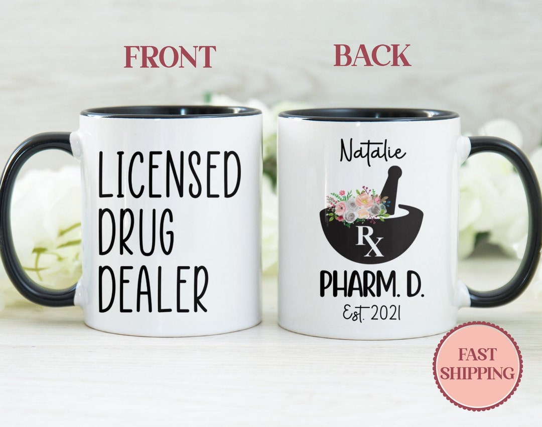 Licensed Drug Dealer Mug Pharmacist Mug Pharmacy - Etsy