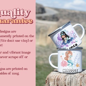 Personalized Mug for Kids, Mermaid Mug Kids Mug, Custom Name Mug, Kids ...