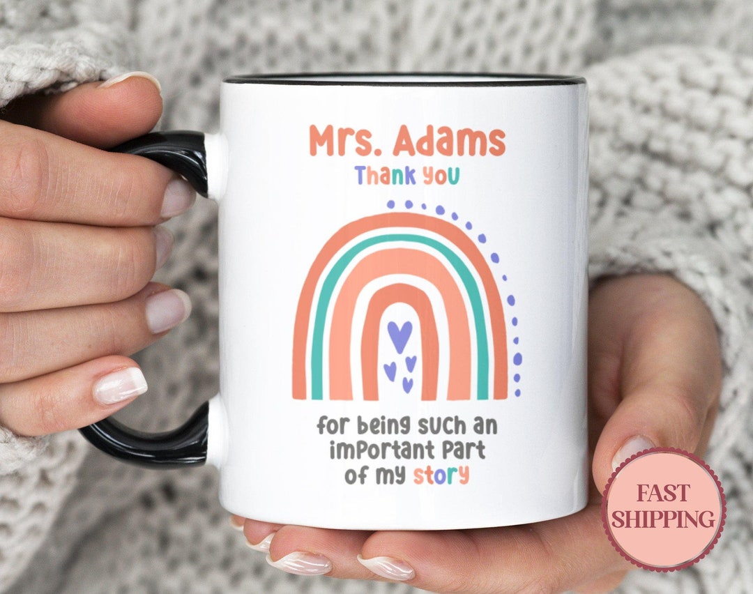 Personalised Teacher Mug Personalized Teacher Gift Custom Teacher Mugs ...