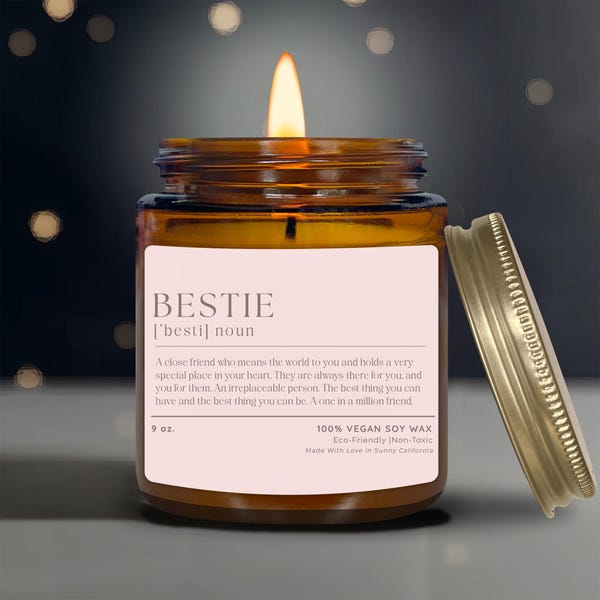 Best Friend Candle - Etsy