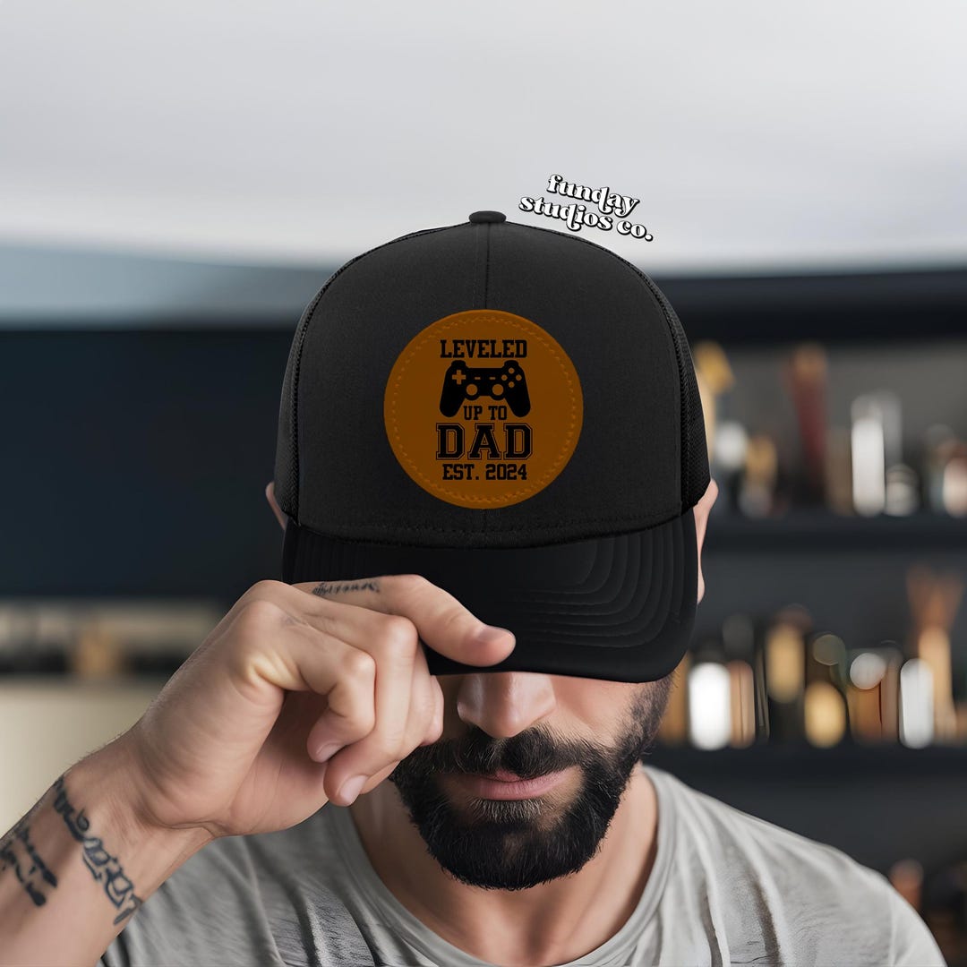 Gaming Dad Cap, Leveled up to Dad Hat, Father's Day Gift, New Dad Hat ...