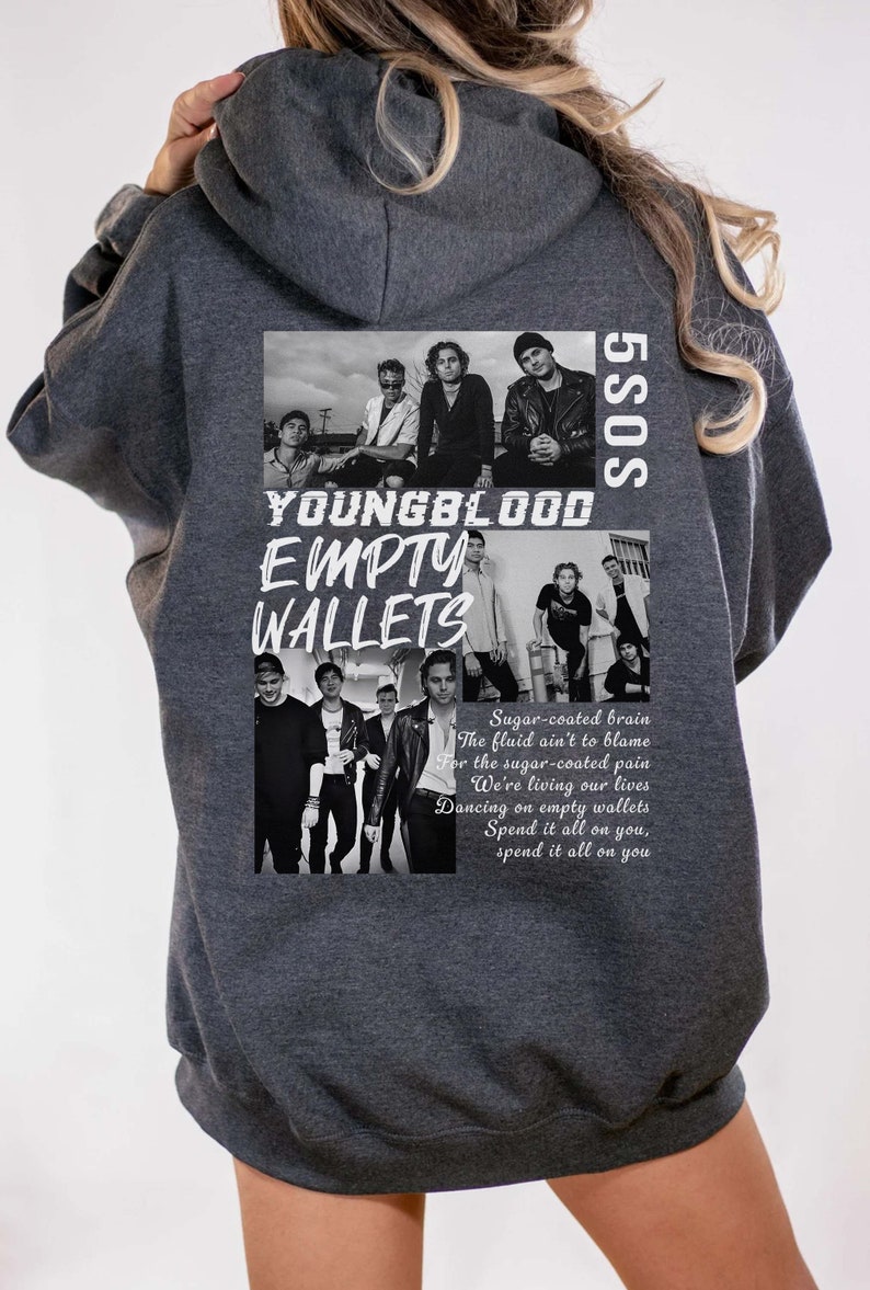 5 Seconds of Summer Hoodie, 5 Seconds of Summer Sweatshirt Crewneck ...