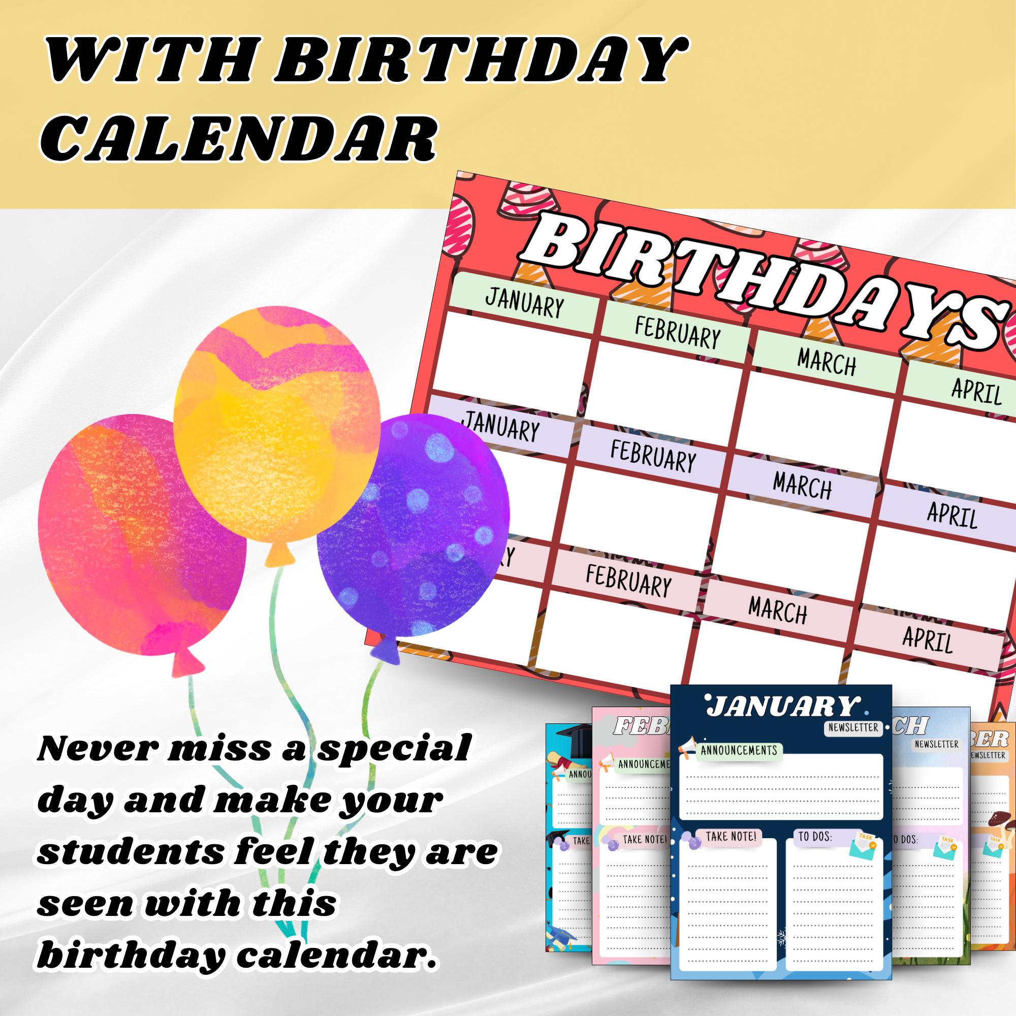 Editable Newsletter Template for Teachers Seasonal Classroom Newsletter ...