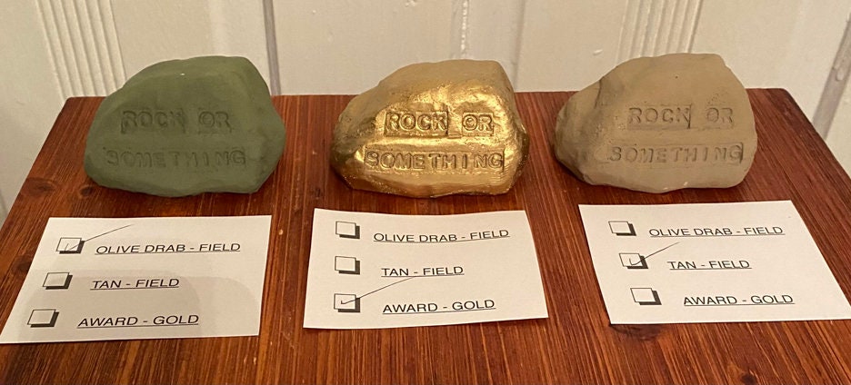 MRE Stand / Adapt and Overcome Trophy Rock - Etsy