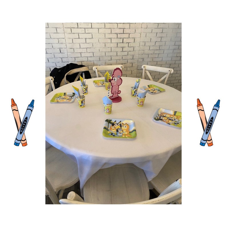 Bluey Characters Stand ups Cumpleaños Eventos infantiles - Etsy México