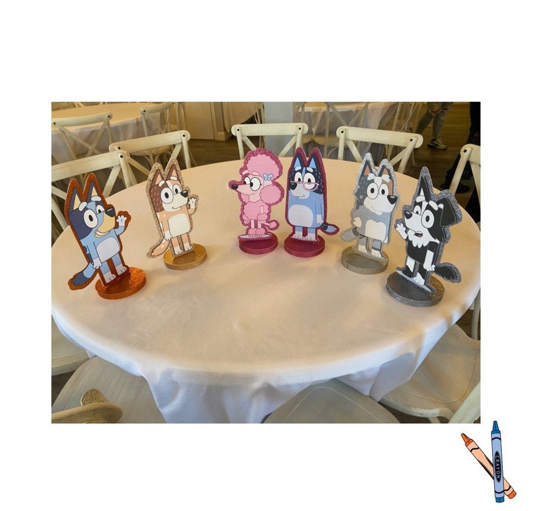 Bluey Characters Stand ups Cumpleaños Eventos infantiles - Etsy México