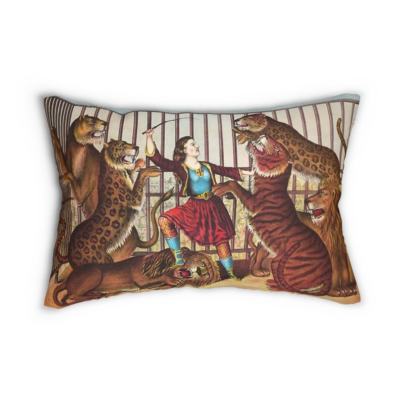 Art Deco - Vintage Circus - Double-sided - 20x14 - Spun Polyester ...